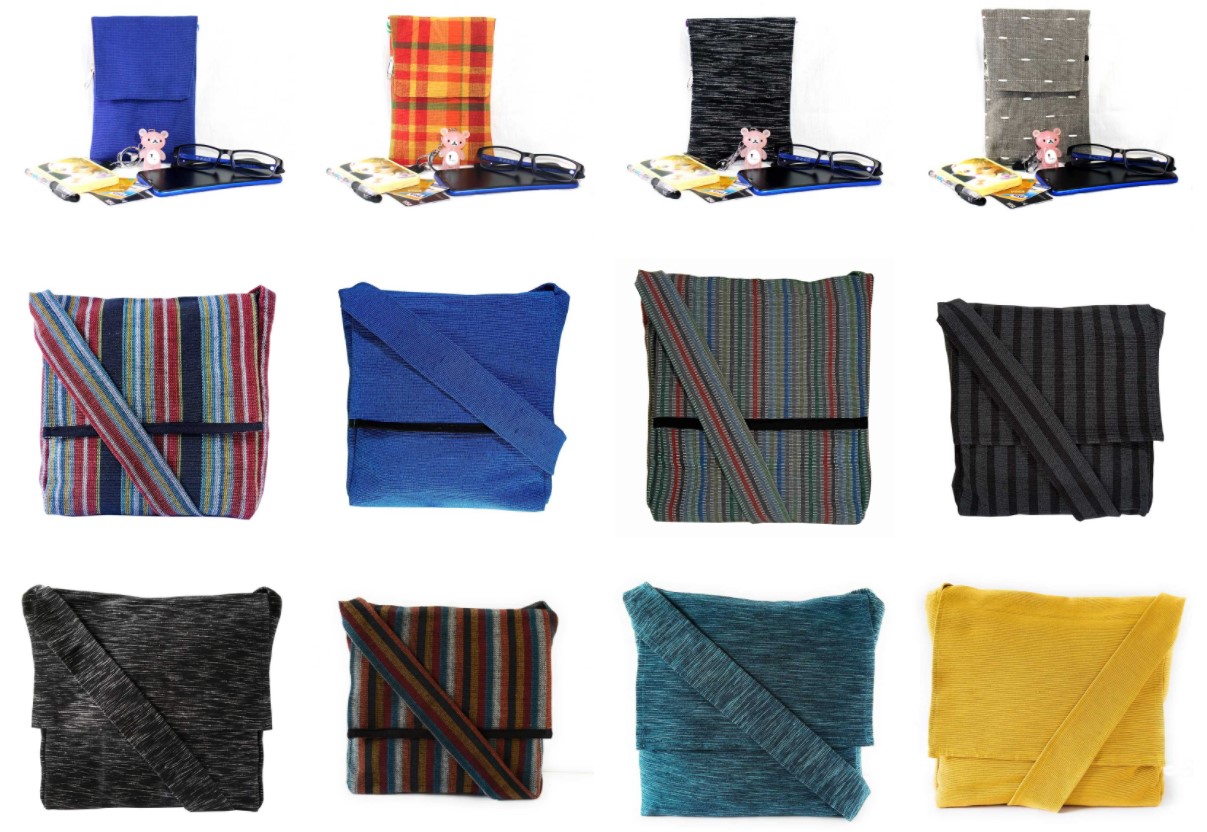 Cotton Colorful Sling Bags – Chris Crafts